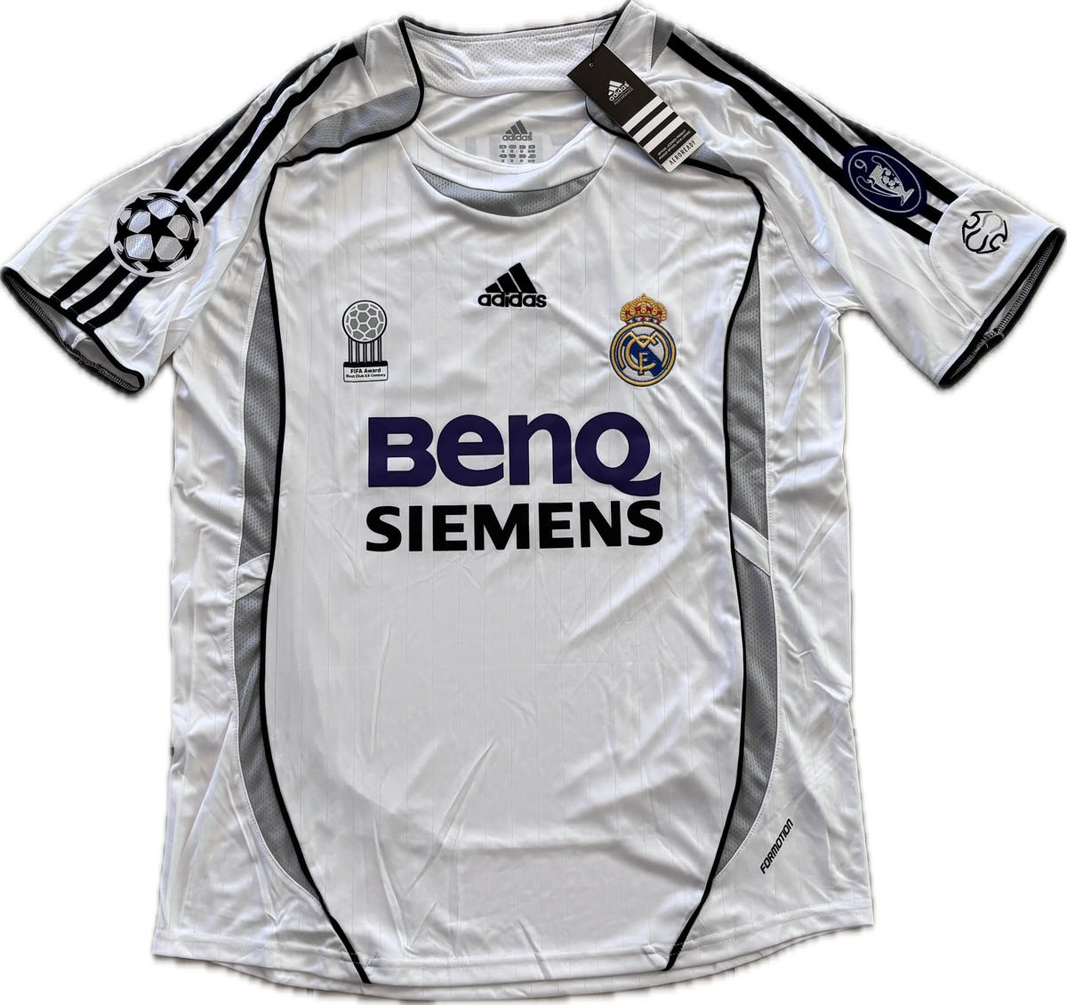 David Beckham Adidas #23 Real Madrid 2006-2007 Home Jersey - Final Sea ...