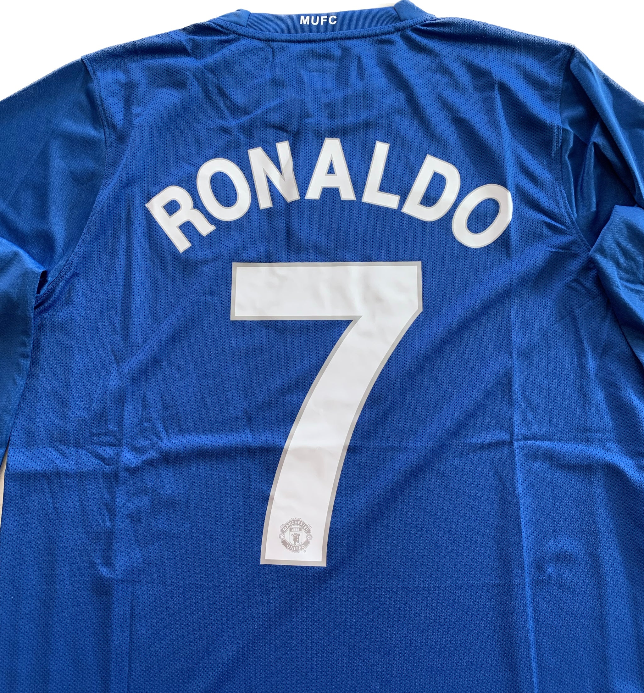 Manchester United Blue Nike Vintage Cristiano Ronaldo 2008/2009 UCL Fi ...
