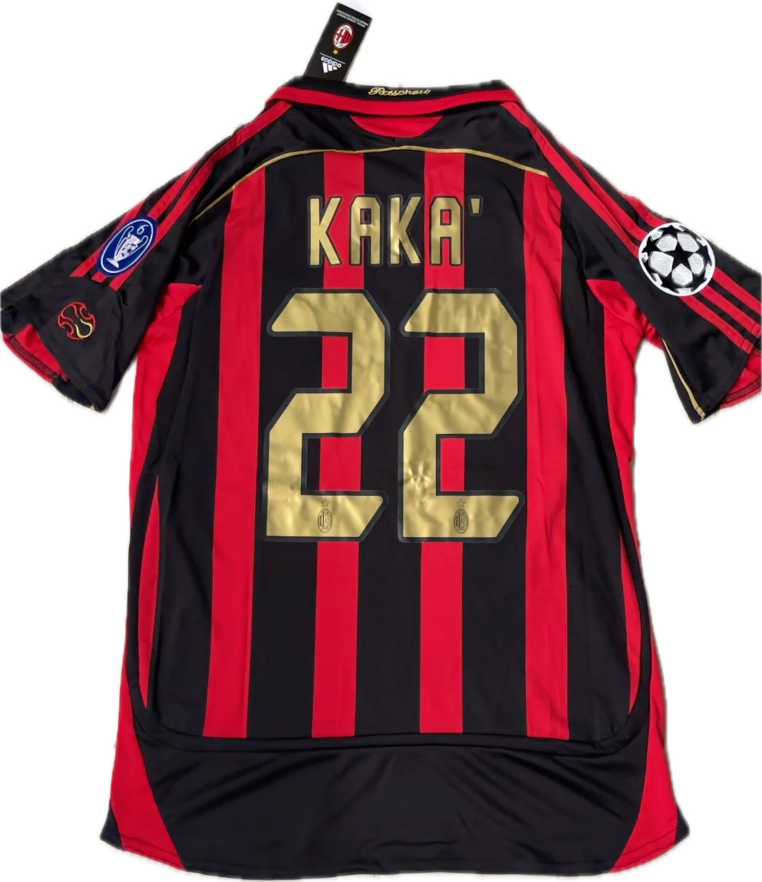 Kaka Jersey AC Milan 06-07 Retro Football Soccer Jersey Football Champ ...