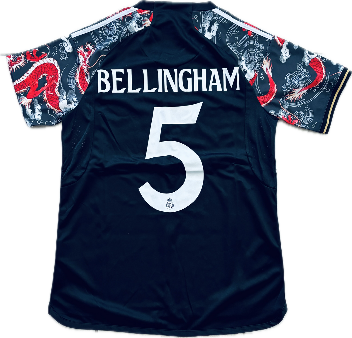 Jude Bellingham Real Madrid 2023/24 Home Jersey Yakuza Tattoo design J ...