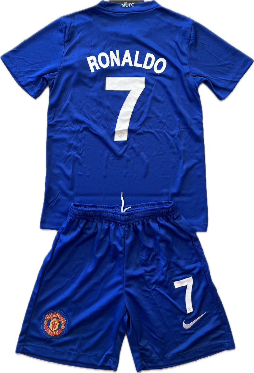 Manchester United 2007/2008 Cristiano Ronaldo Blue Nike Soccer Jersey ...