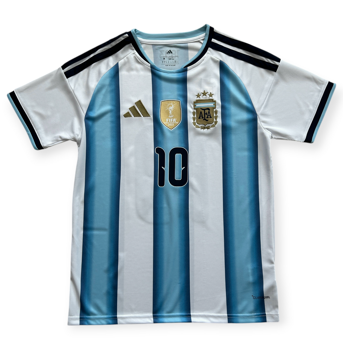 Lionel Messi #10 Argentina Adidas 2026 World Cup Home Jersey - 3-Star ...