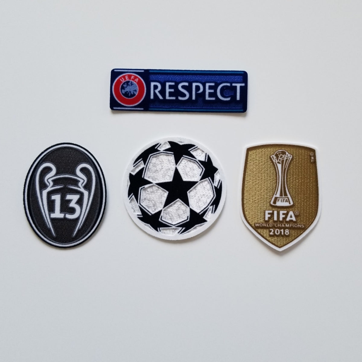 2018 UEFA Champions League Real Madrid patches – Football Patch King